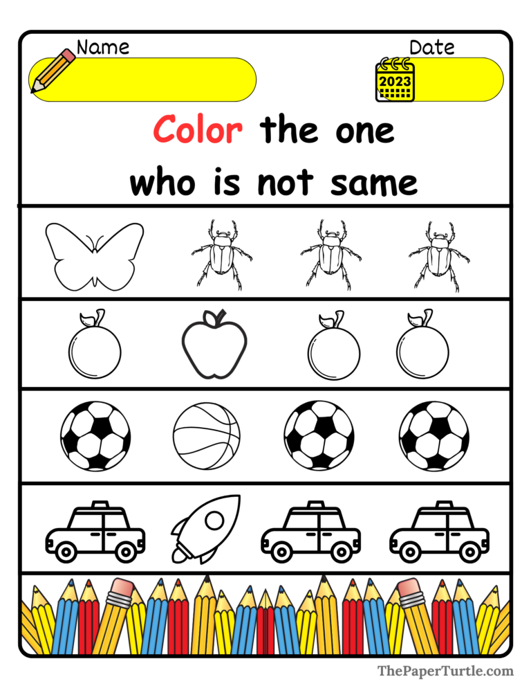 ODD ONE OUT - ThePaperTurtle